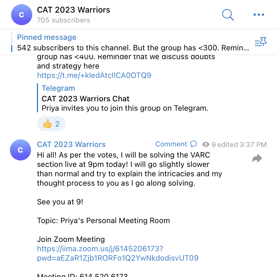 Post from Priya Chatterjee Ray