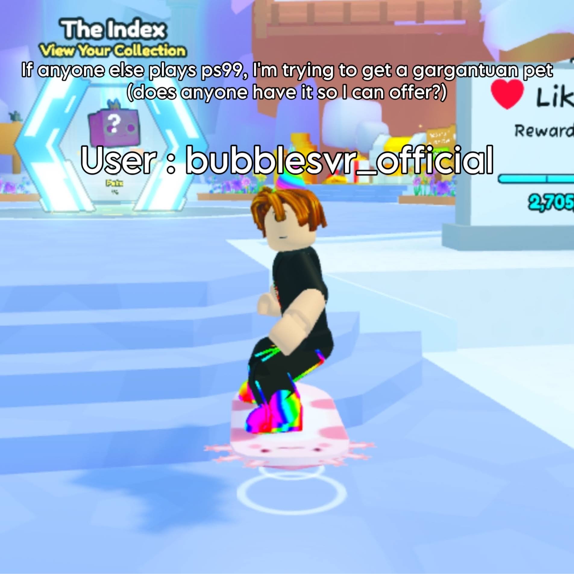 Post from BubblesVR