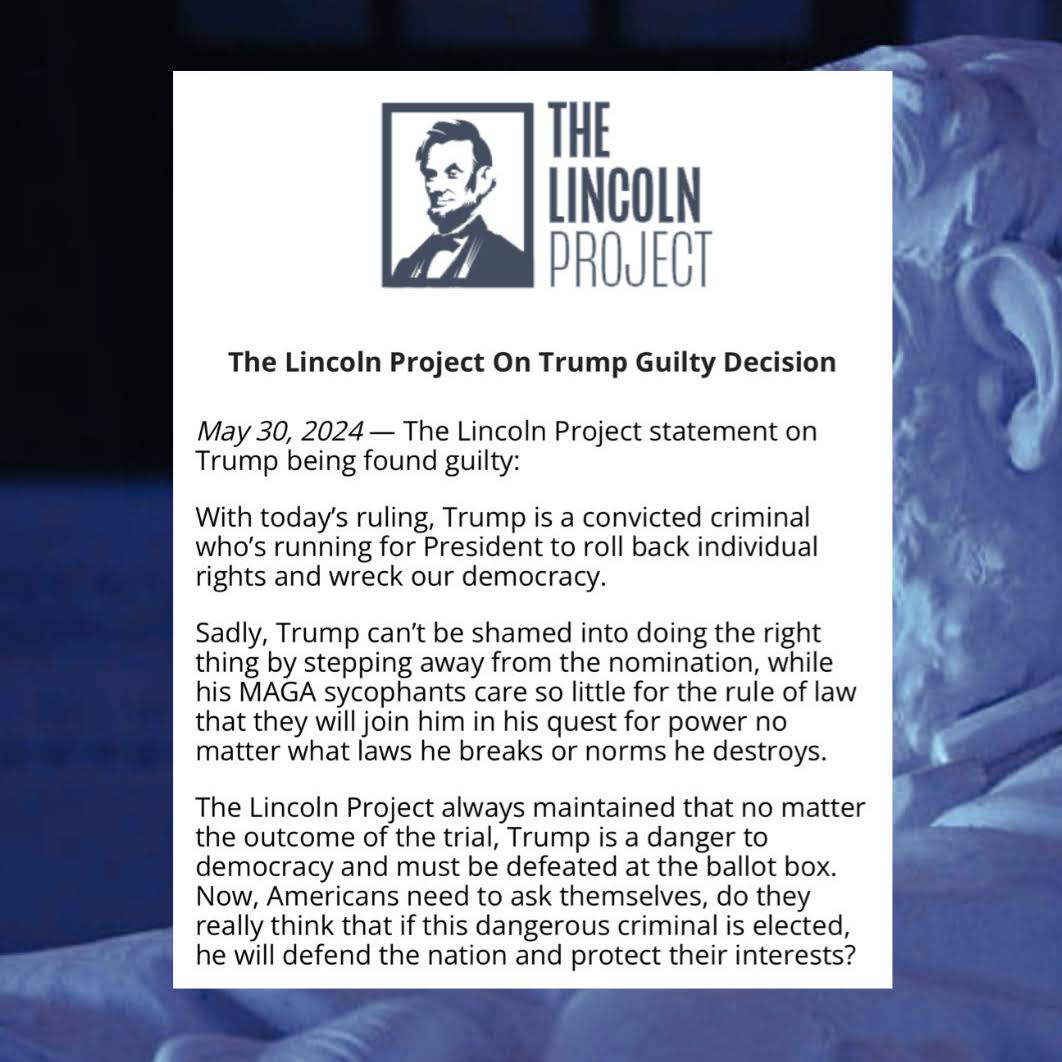 Post from The Lincoln Project