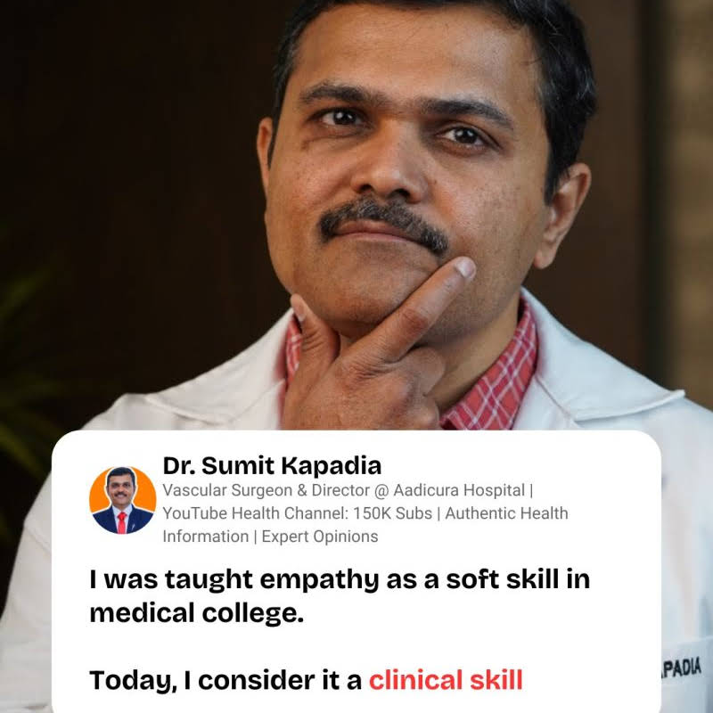 Post from Dr Sumit Kapadia Vascular Surgeon