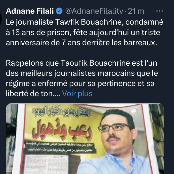 Post from Adnane Filali TV