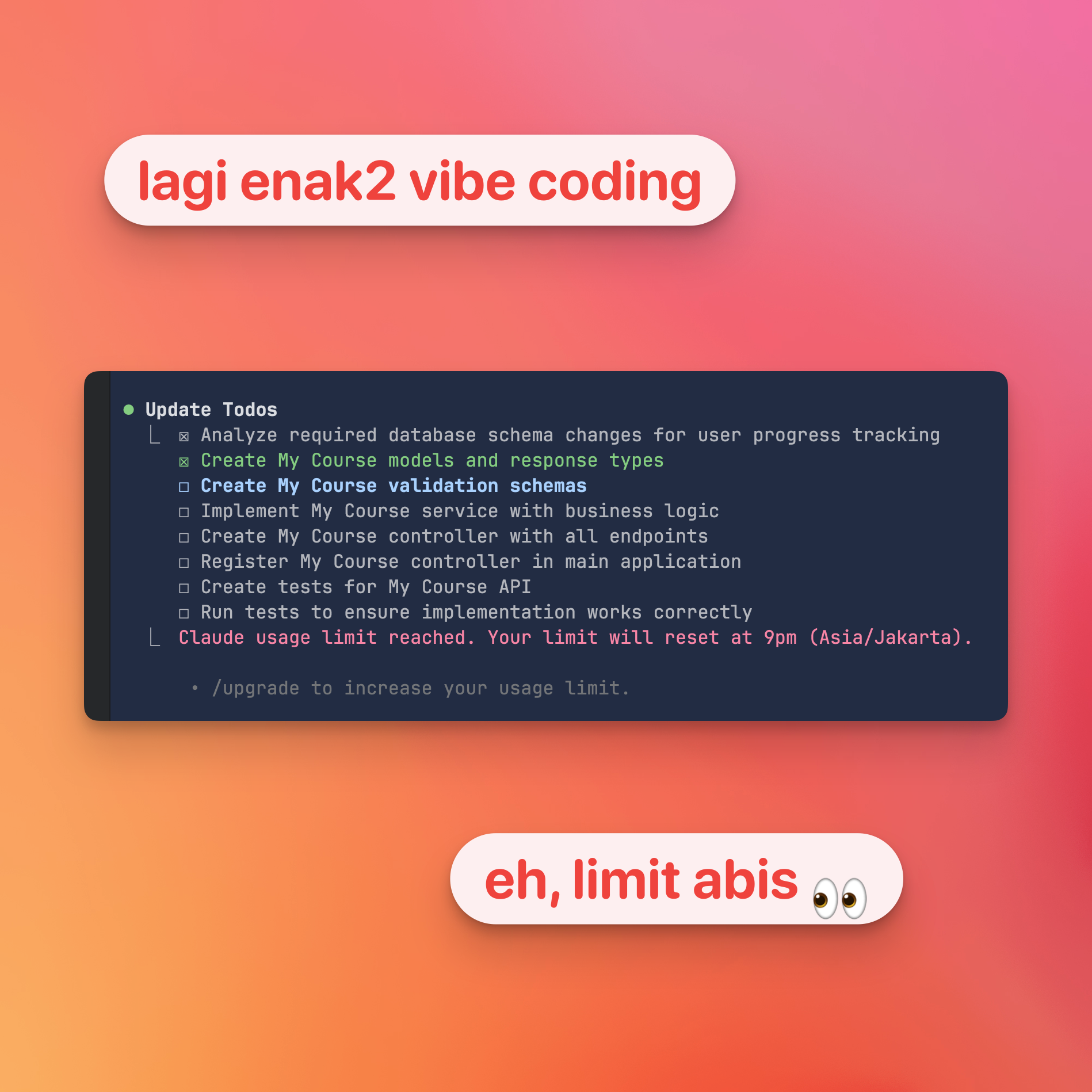 Post from Programmer Zaman Now