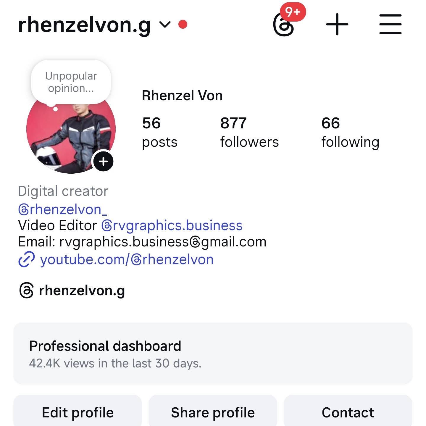 Post from RHENZEL VON