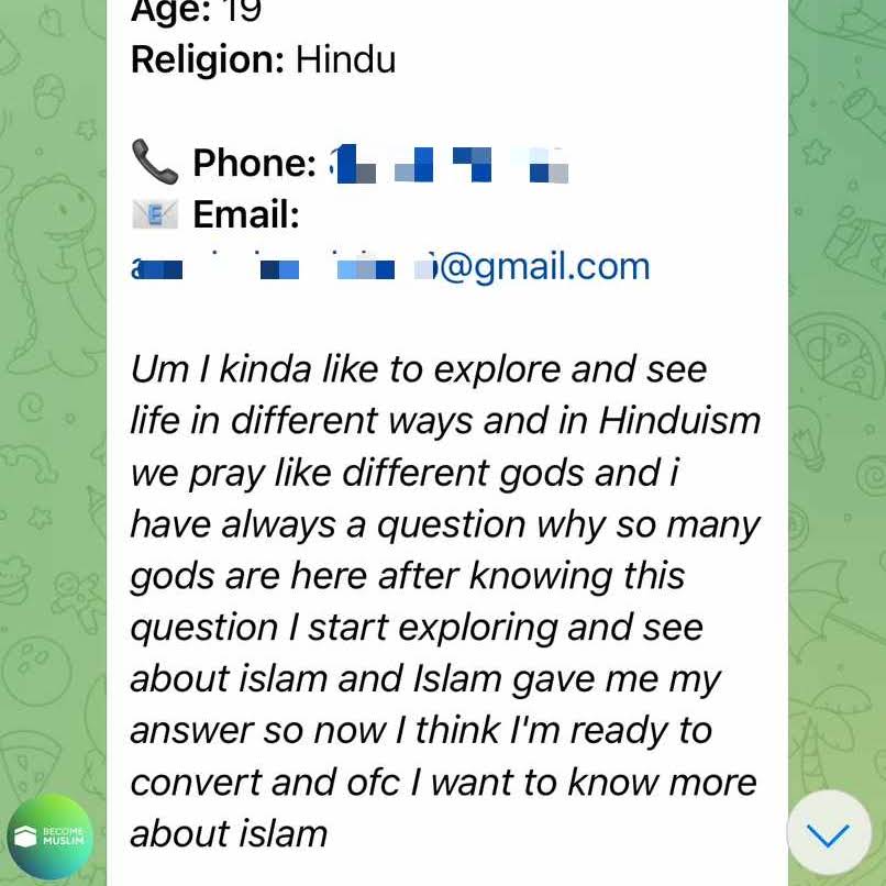 Post from One True Message Foundation