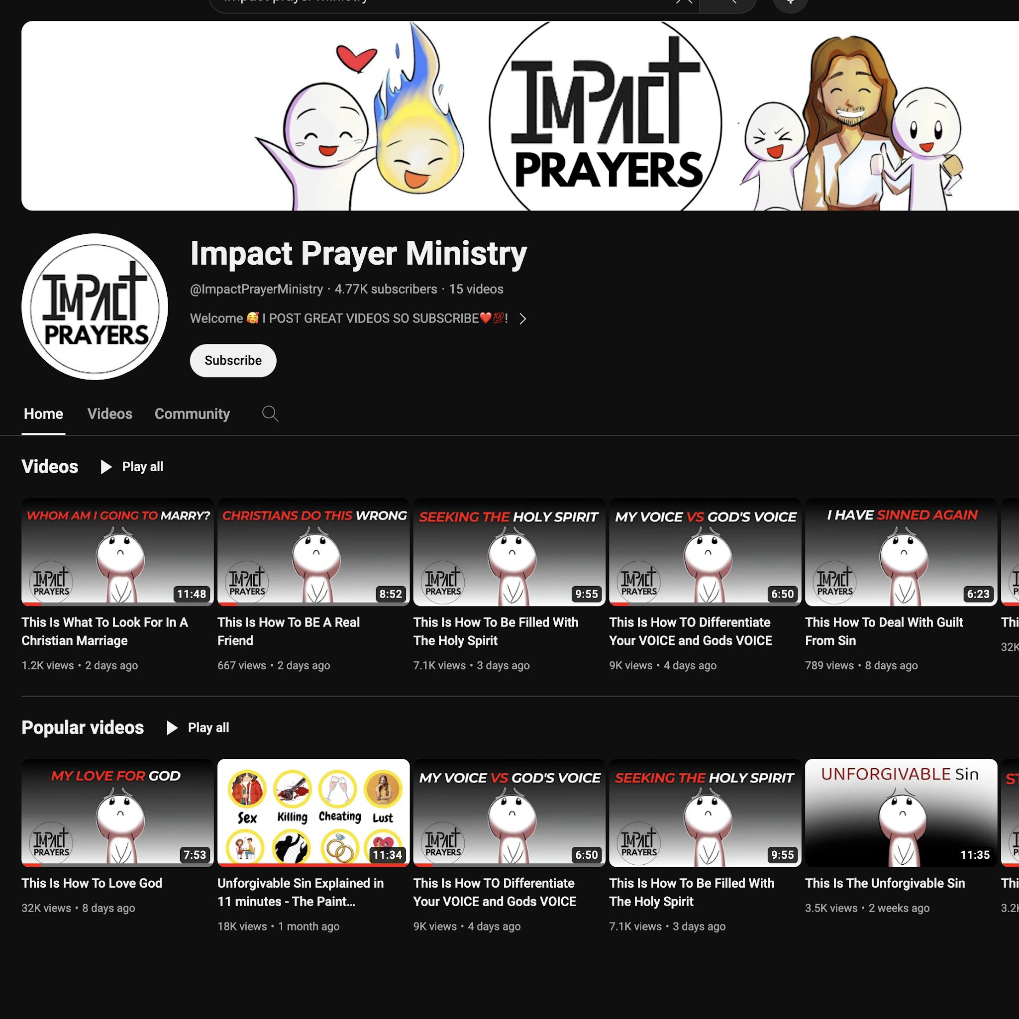 Post from Impact Video Ministries