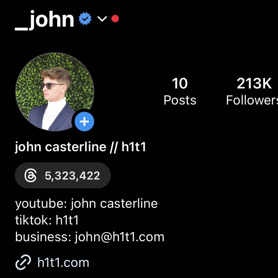 Post from John Casterline