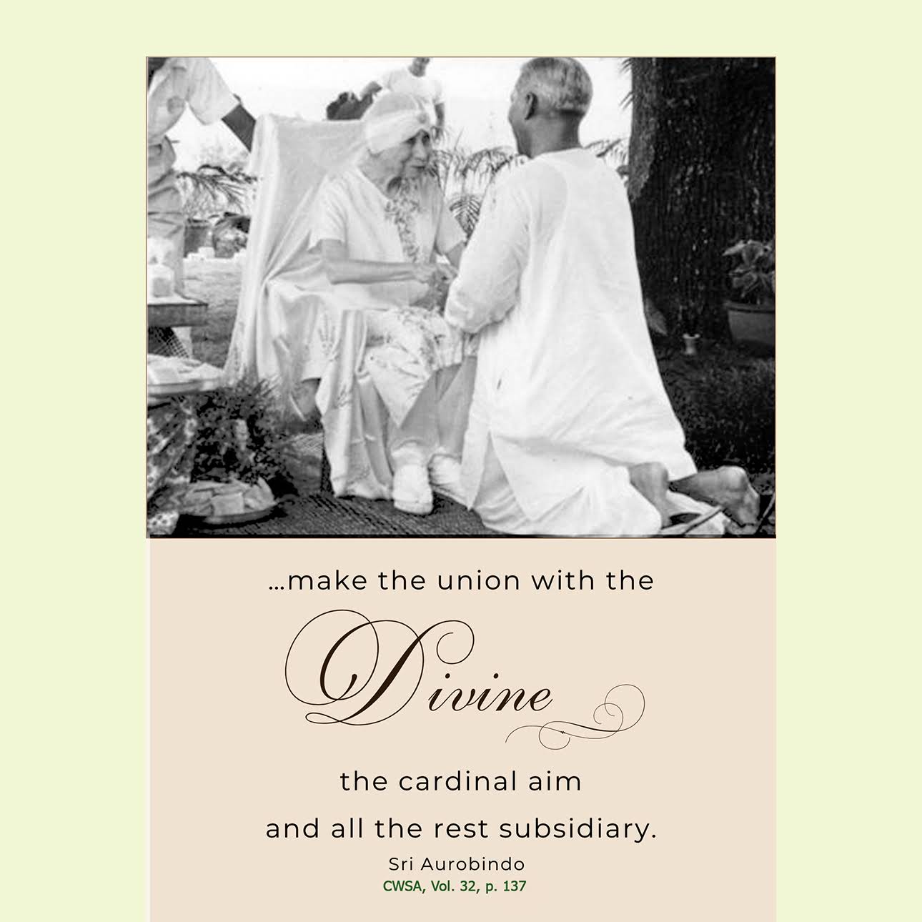 Post from Arvind T Akki Sri Aurobindo Ashram, Pondicherry