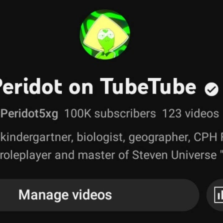 Post from Peridot on TubeTube