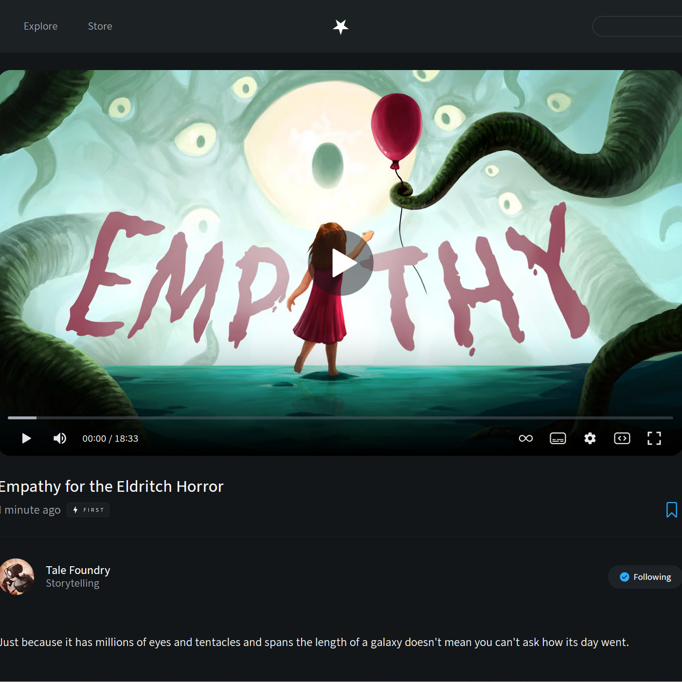 Post from Tale Foundry