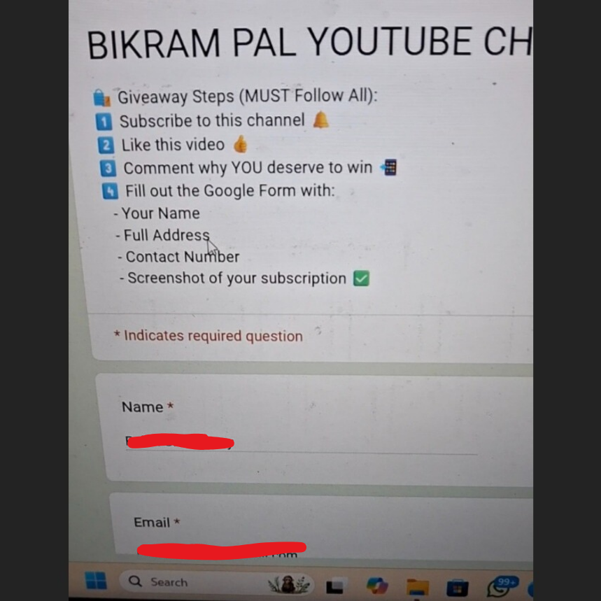 Post from Bikram Pal