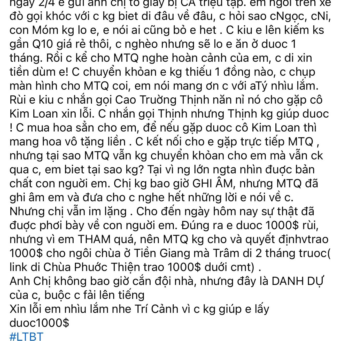 Post from Linh Tý - Bích Trâm Official