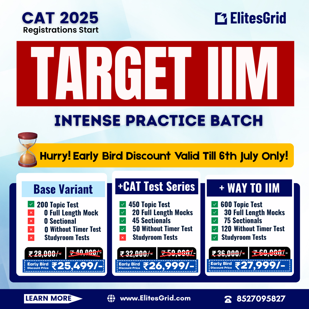 Post from ELITES GRID - CAT PREP