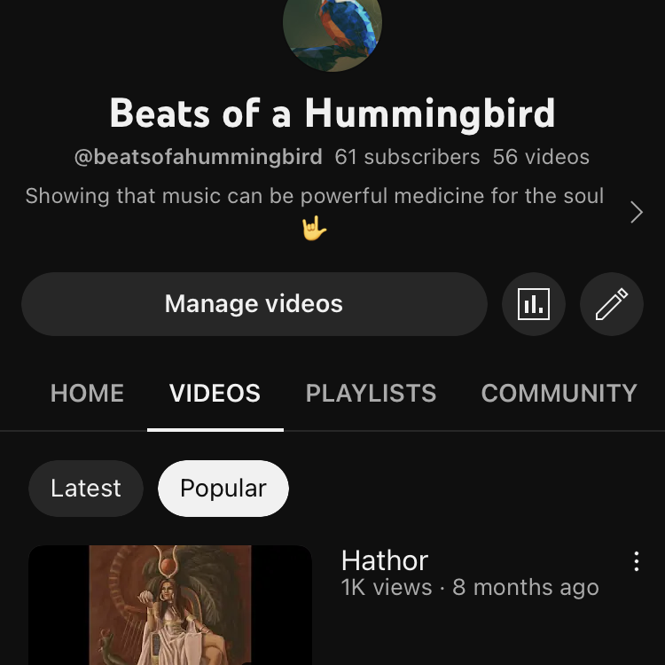 Post from Beats of a Hummingbird