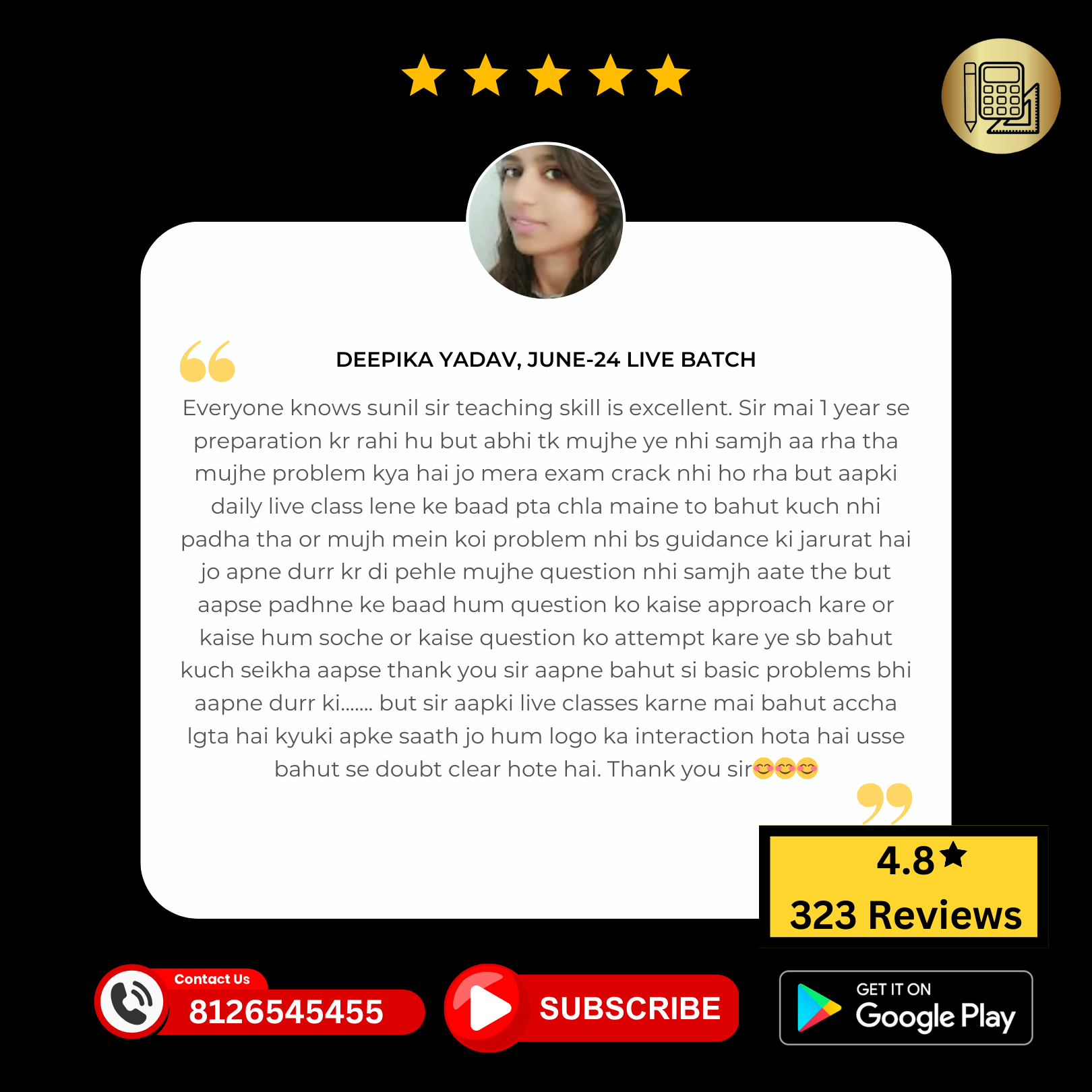 Post from SB TechMath