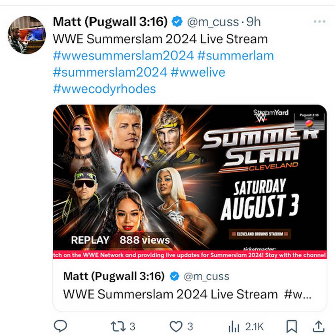 Post from Pugwall 3:16