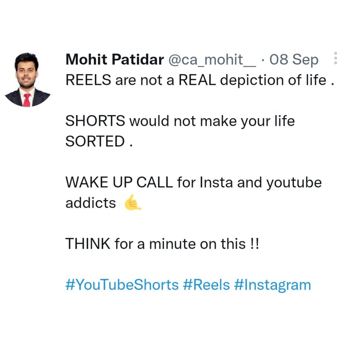 Post from CA Mohit Patidar