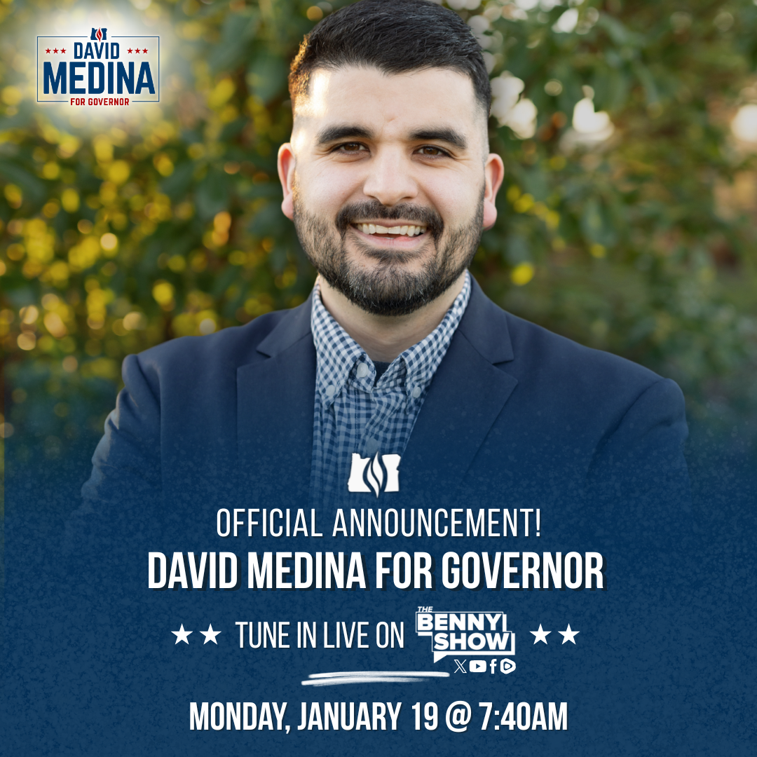 Post from David Medina For Oregon Governor
