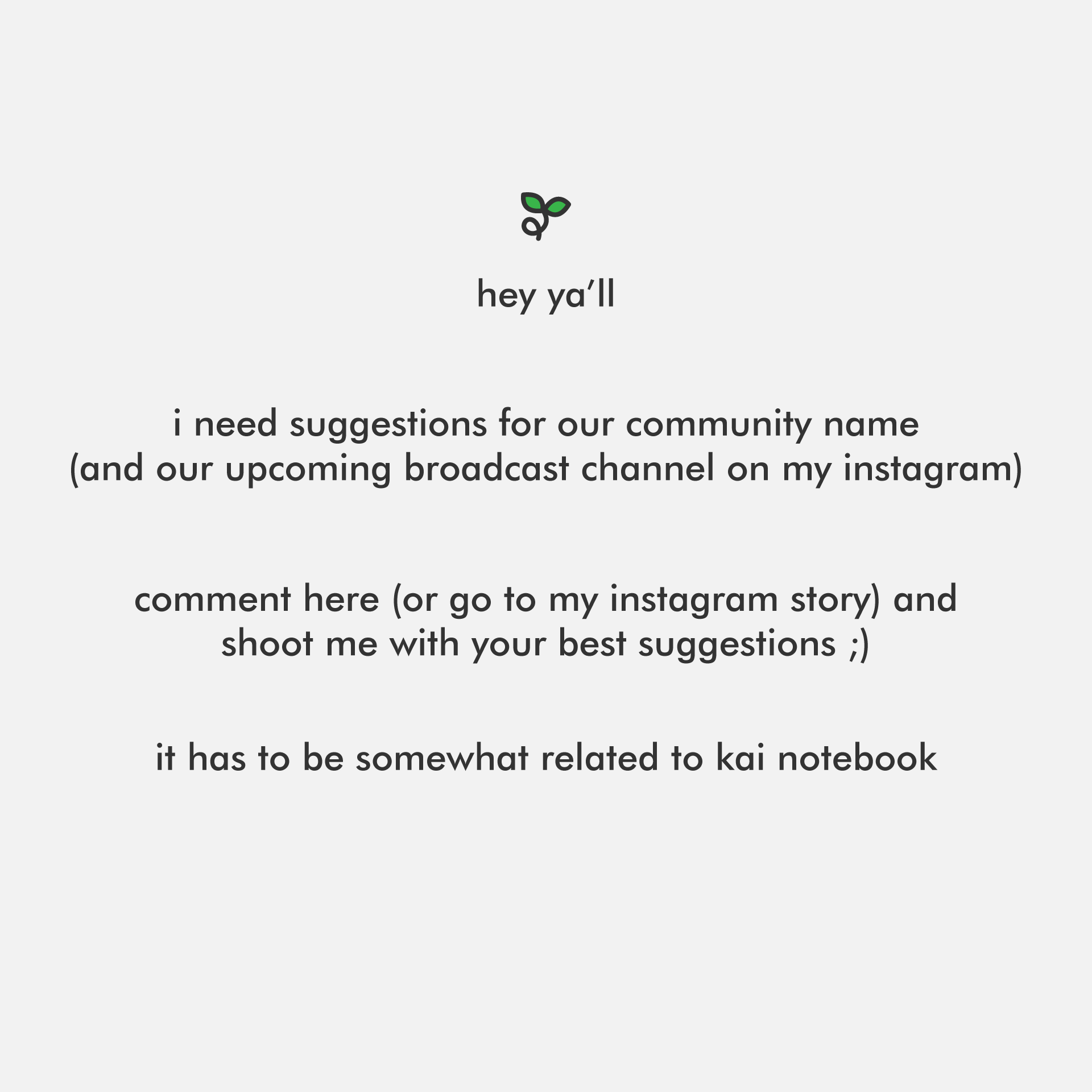 Post from Kai Notebook