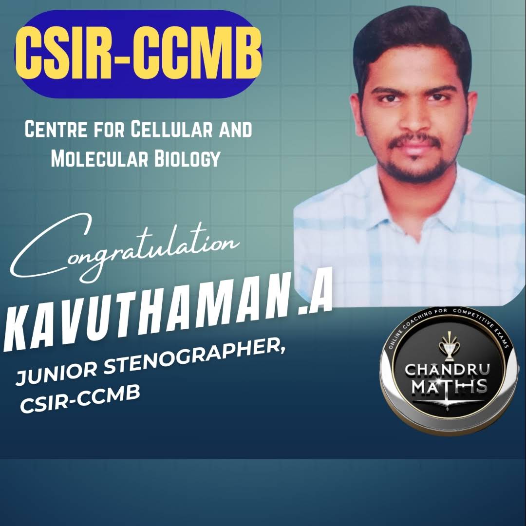 Post from Chandru Maths