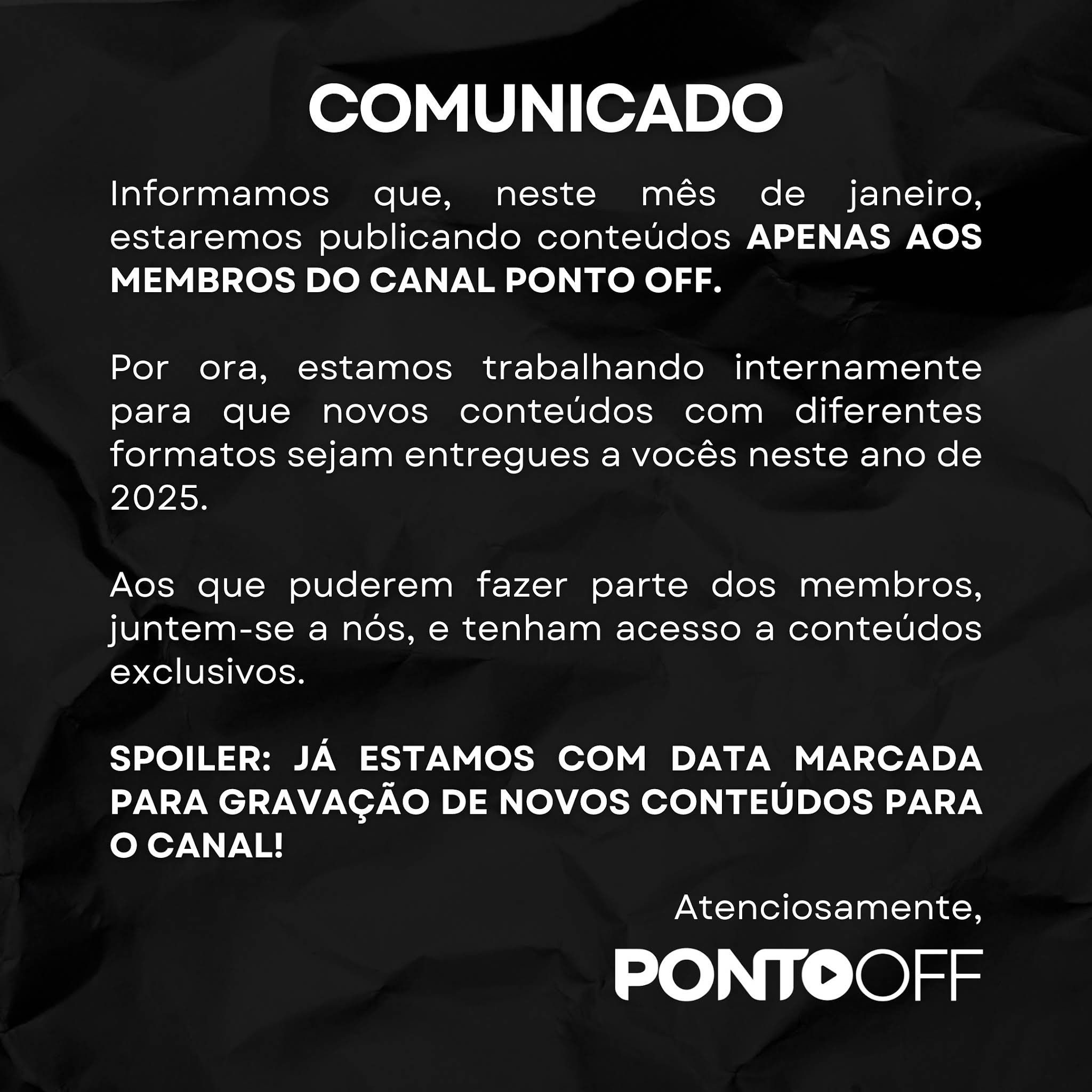 Post from Ponto Off