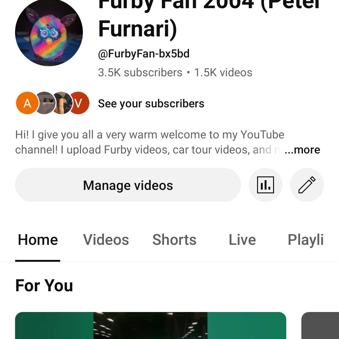 Post from Furby Fan 2004 (Peter Furnari)