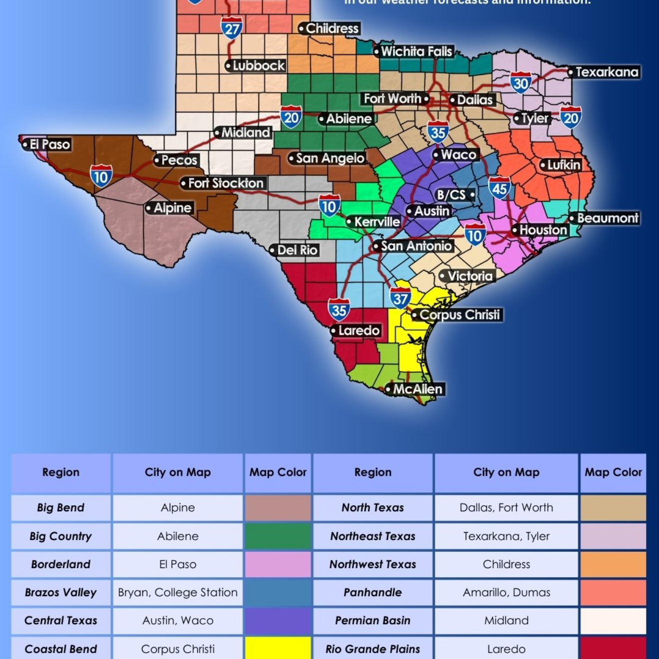 Post from David Reimer - Texas Weather Center