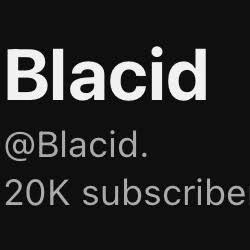 Post from Blacid