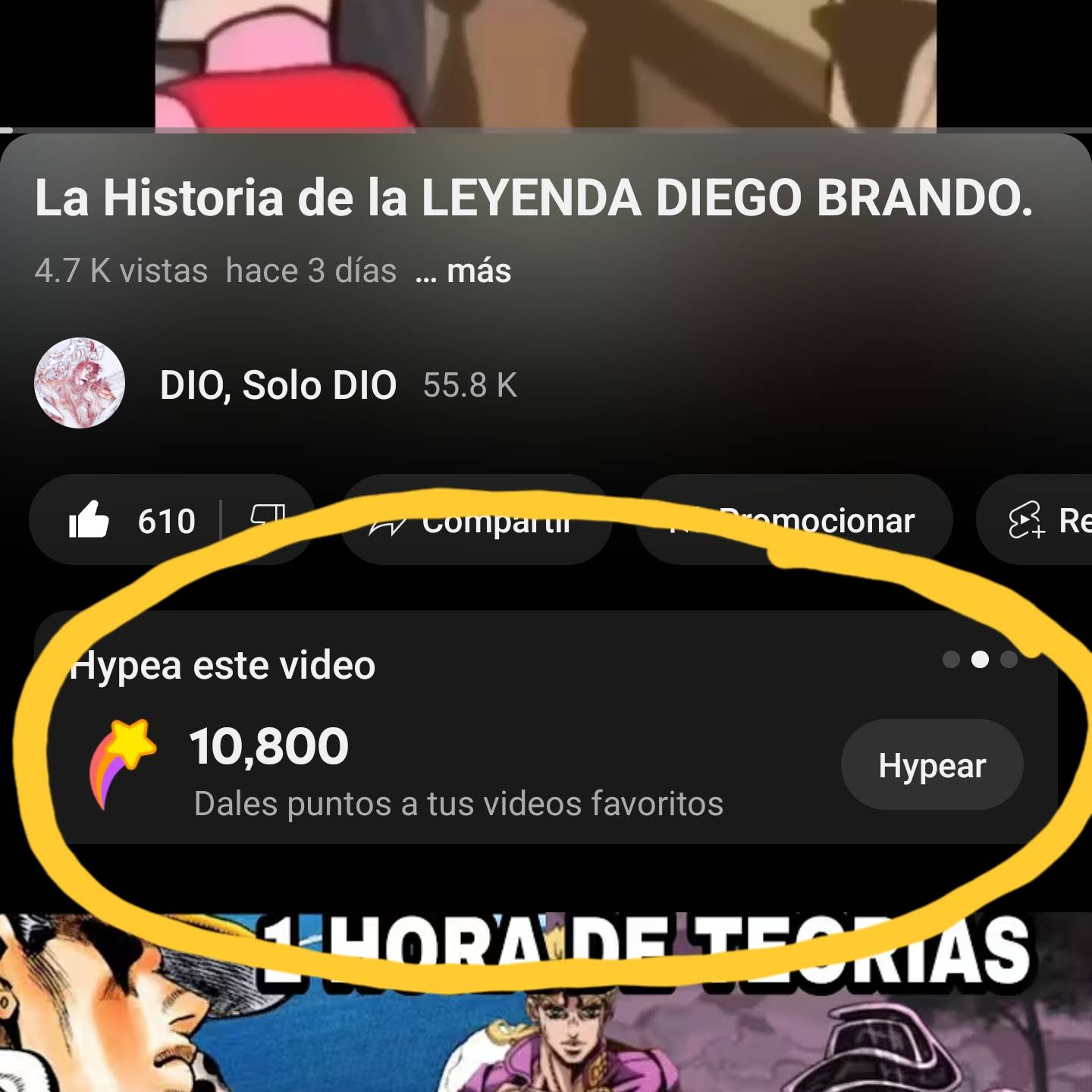 Post from DIO, Solo DIO