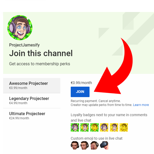 Post from ProjectJamesify