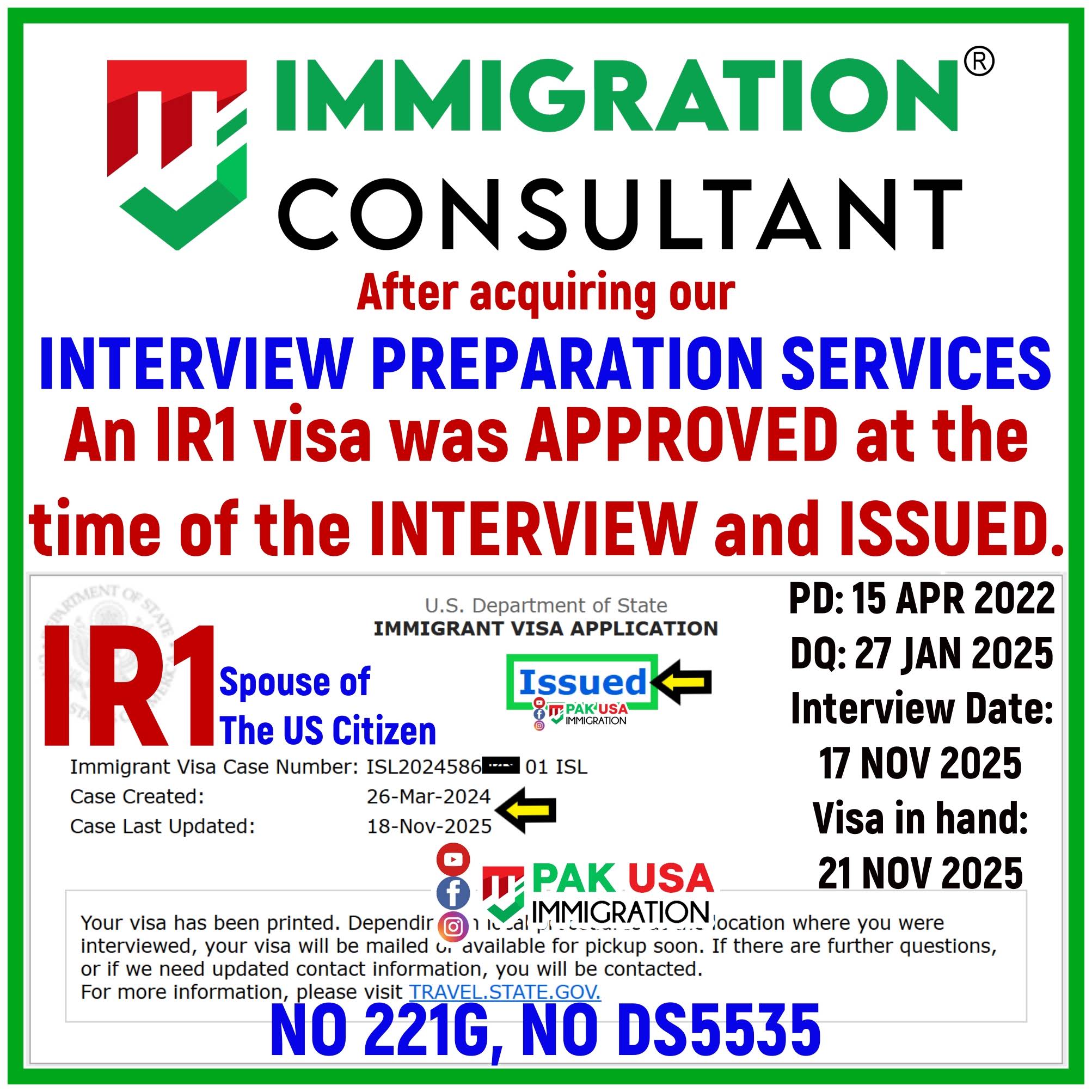 Post from Pak USA Immigration