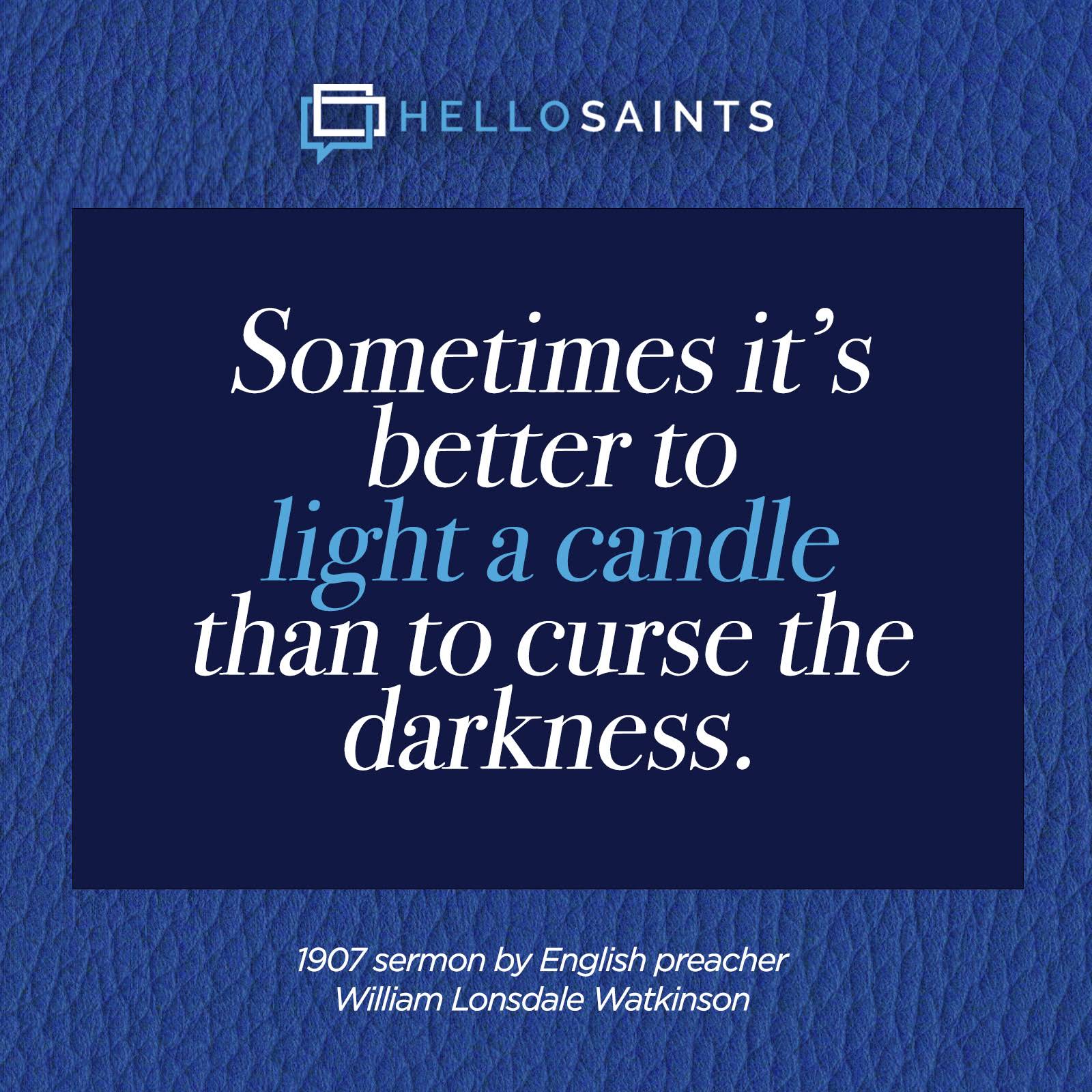Post from Hello Saints