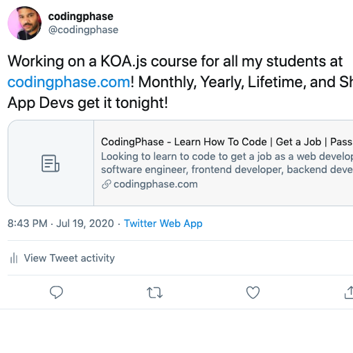 Post from CodingPhase