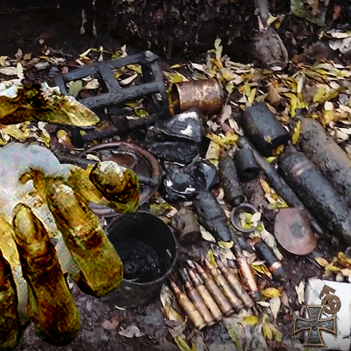 Post from WWII METAL DETECTING