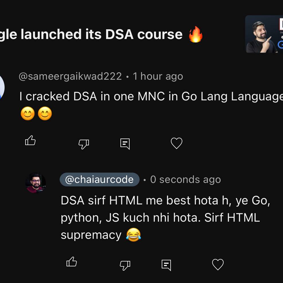 Post from Chai aur Code