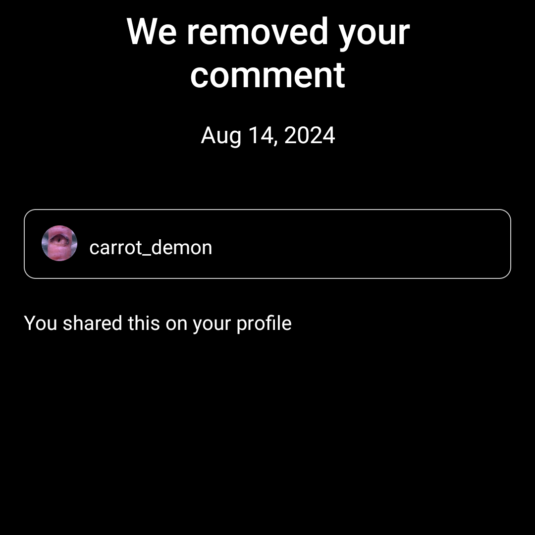 Post from carrot demon