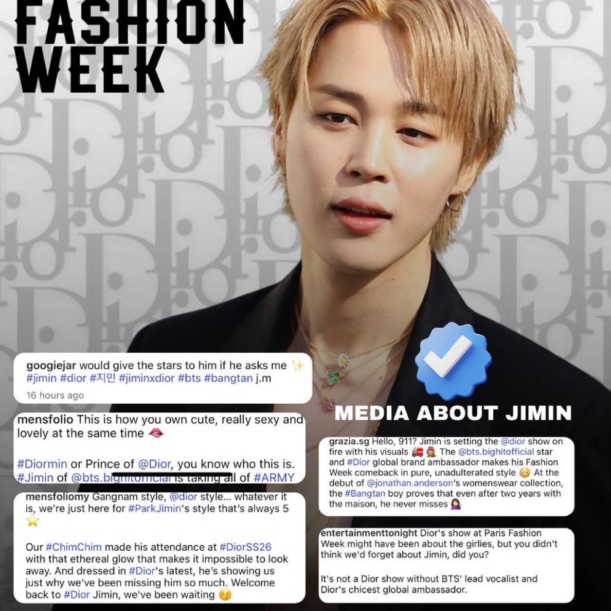 Post from Jimin ‘s Shoulder