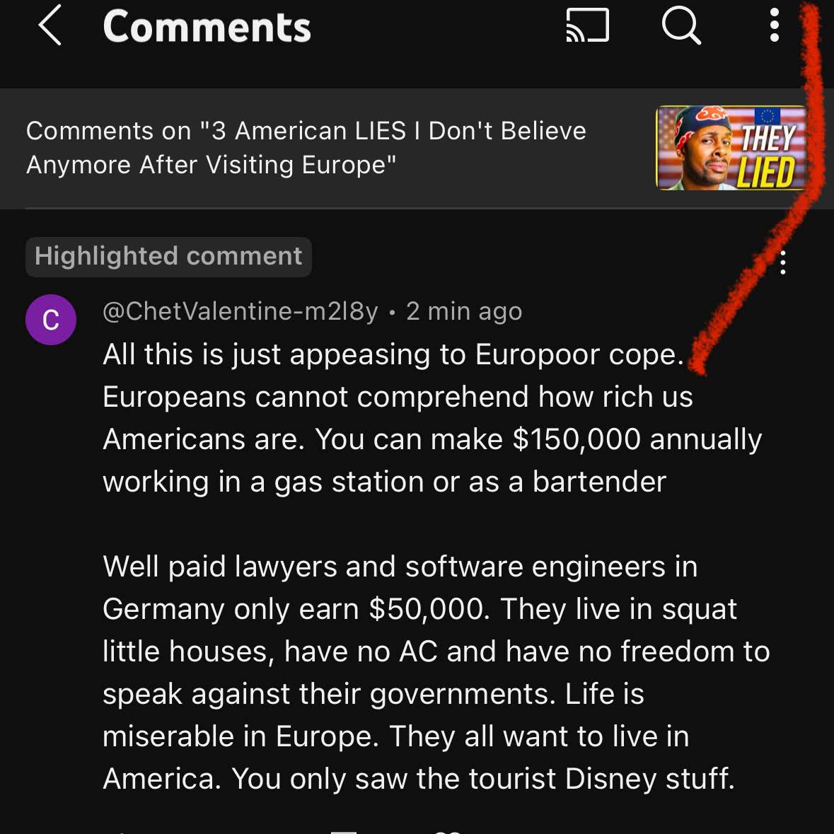 Post from James Bray