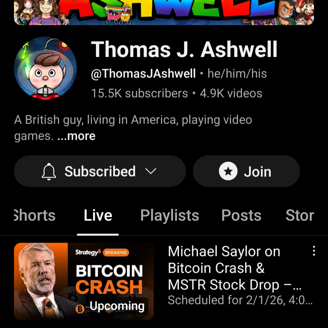 Post from Thomas J. Ashwell