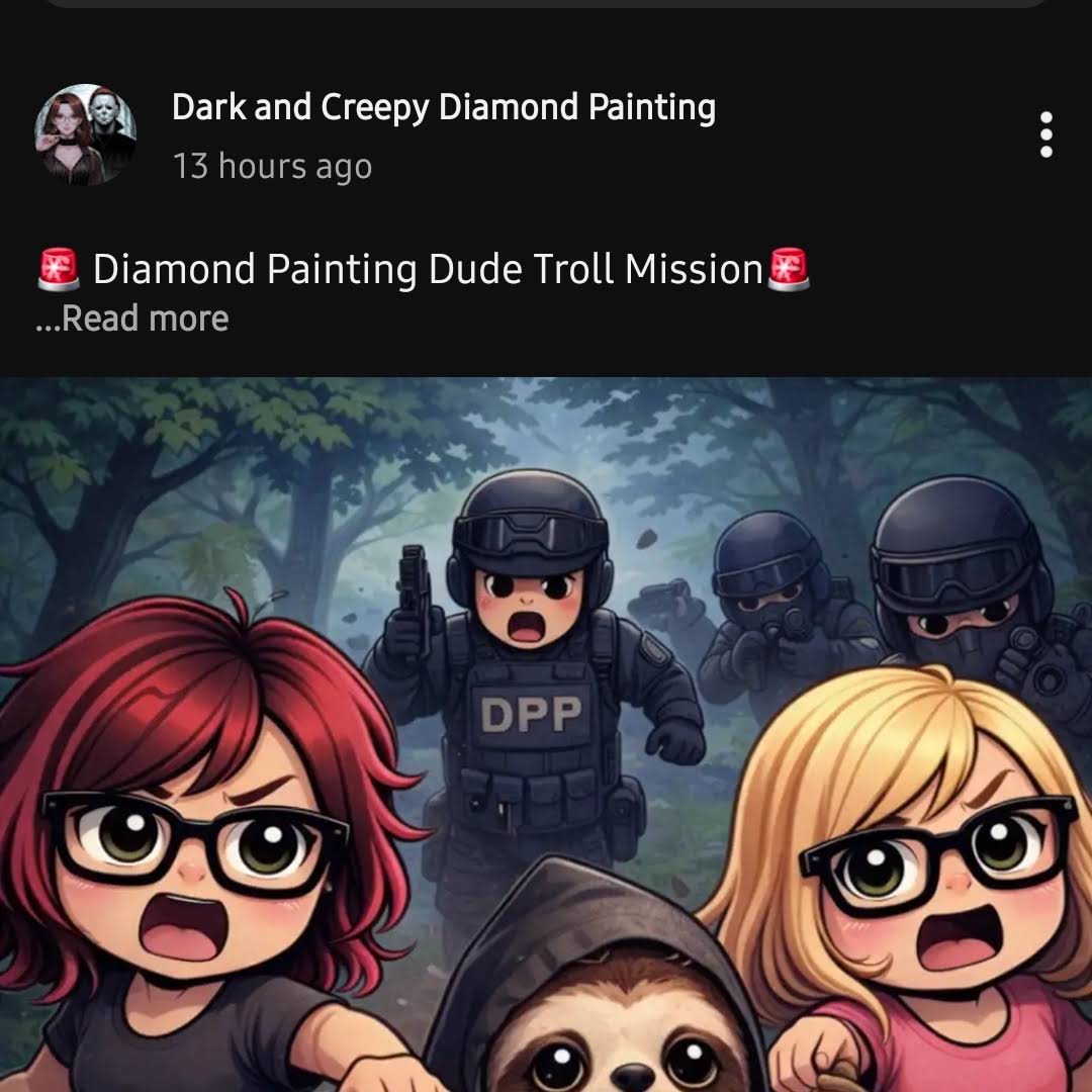 Post from Dark and Creepy Diamond Painting