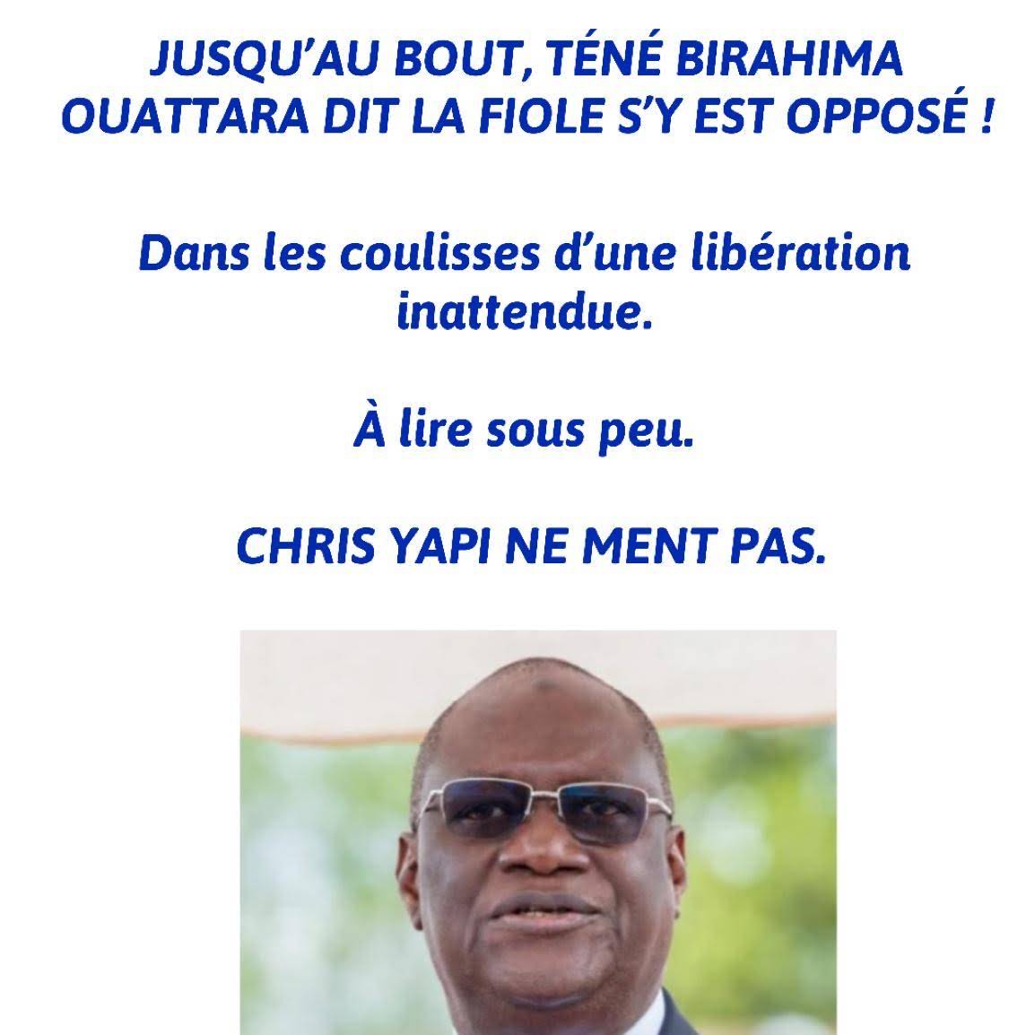 Post from CHRIS YAPI TV OFFICIELLE