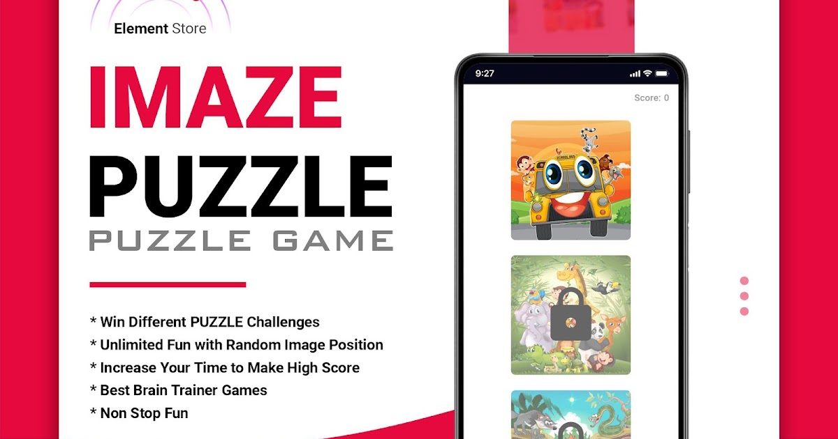 Imaze Puzzle - Puzzle Game | The most addictive game | Image puzzle ...