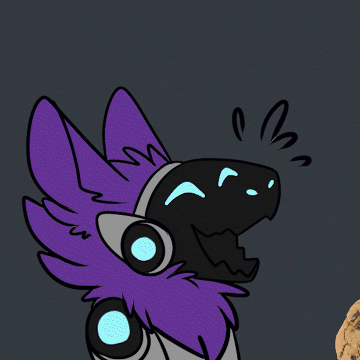 Post from generic purple protogen