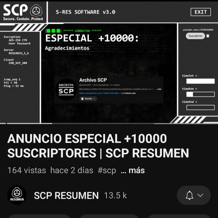 Post from Archivo SCP