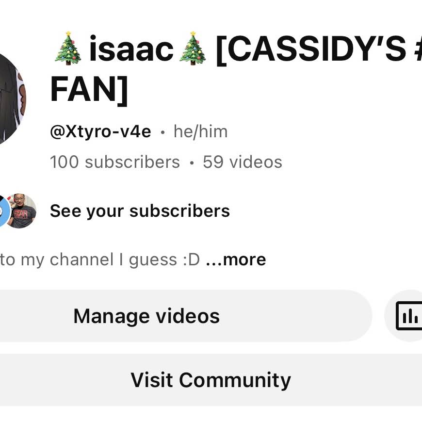Post from 🎄isaac🎄[CASSIDY’S #1 FAN]
