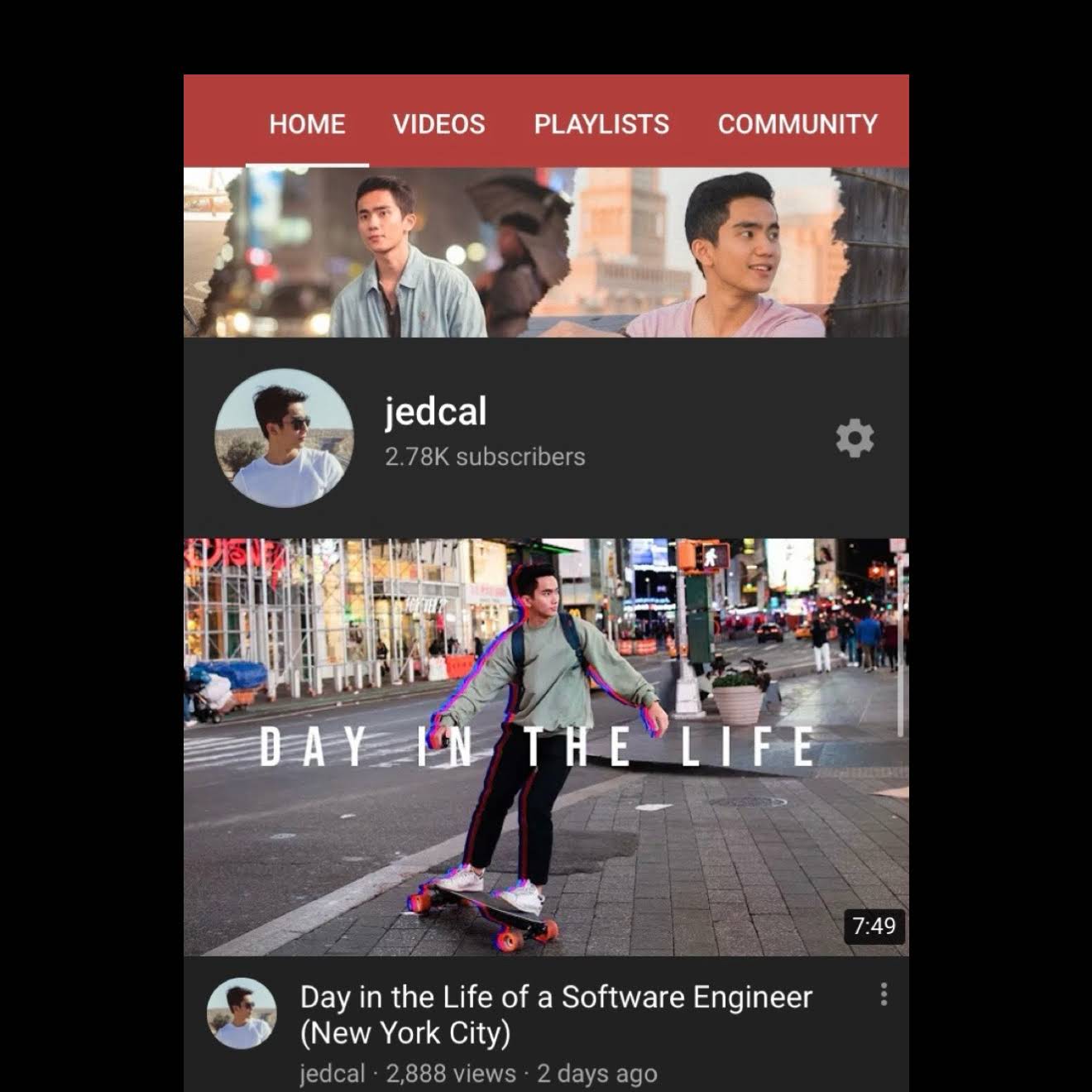 Post from jedcal