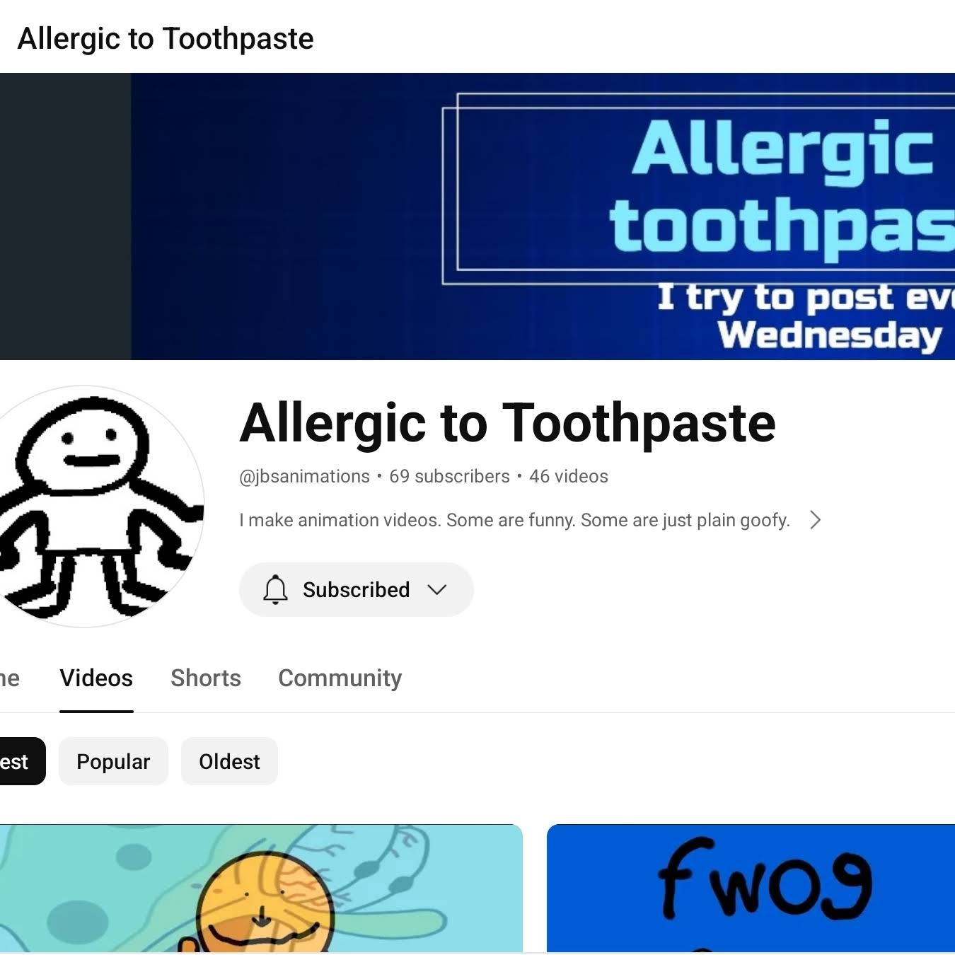 Post from Allergic to Toothpaste