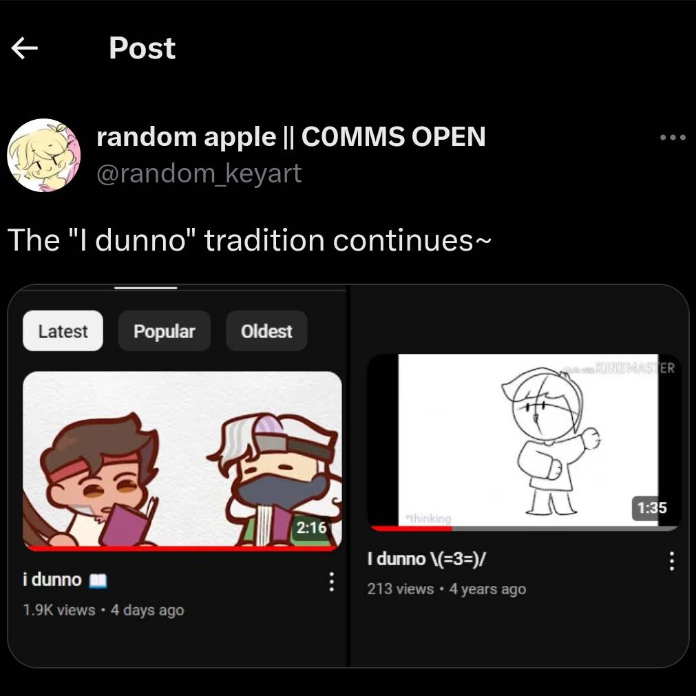 Post from random apple