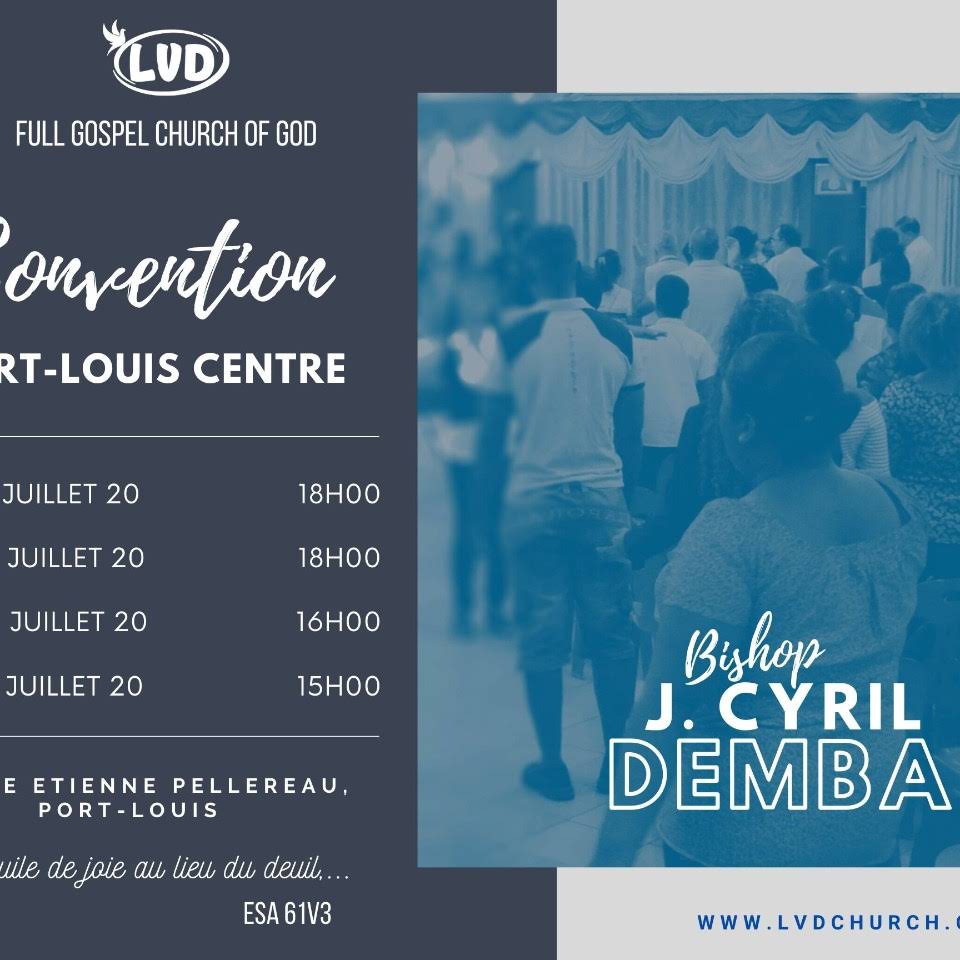 Post from Bishop Joseph Cyril Demba - LVD / FGCG