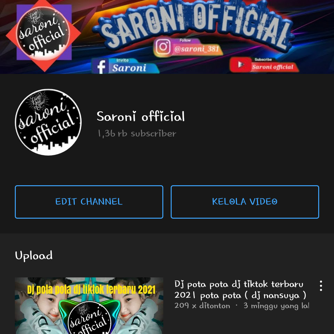Post from Saroni official