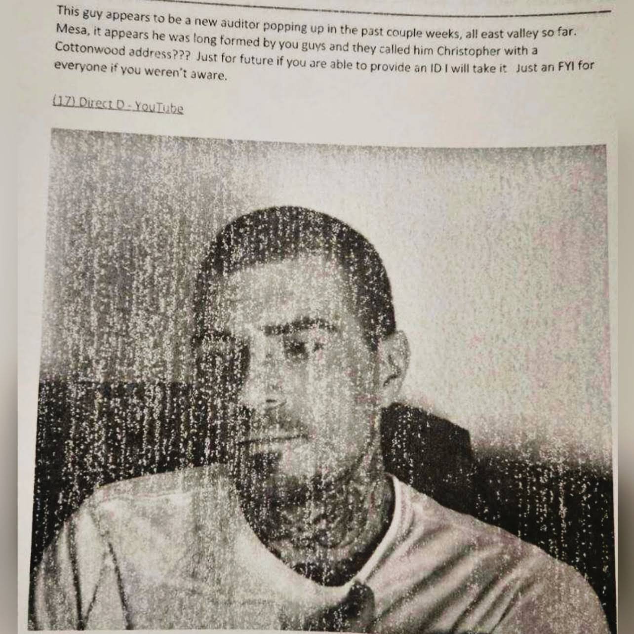 Post from Christopher Ruff